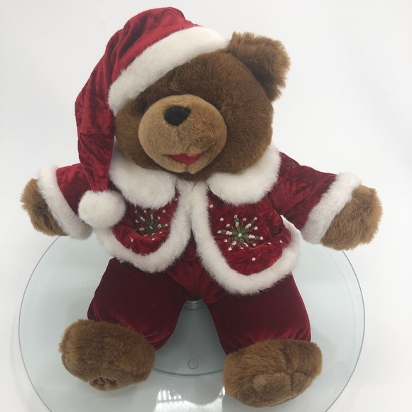 Dan Dee | Toys | Dan Dee Snowflake Friends 205 Santa Bear Plush Stuffed ...